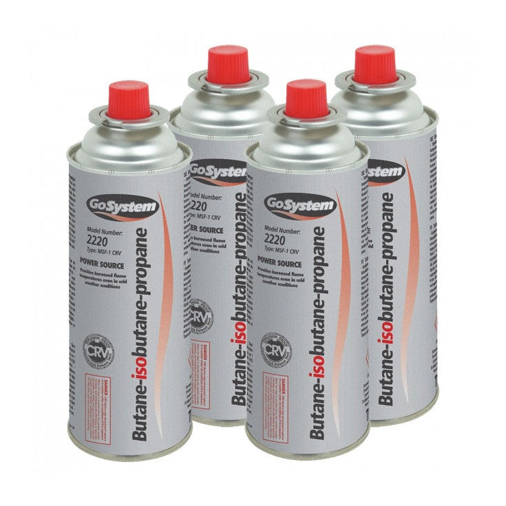 Go System 227G Bayonet Butane Cartridge (4 Pack) – West End Outdoors